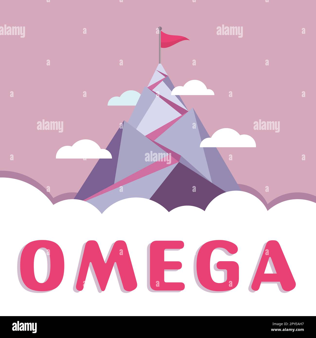 Writing displaying text Omega. Business overview Class of essential ...