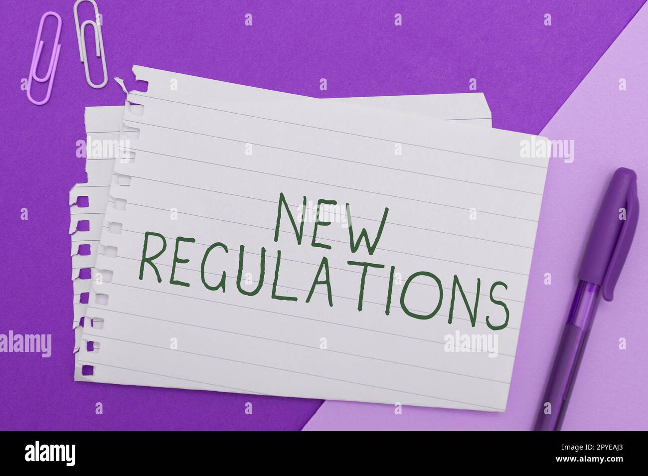 Writing displaying text New Regulations. Internet Concept Regulation ...