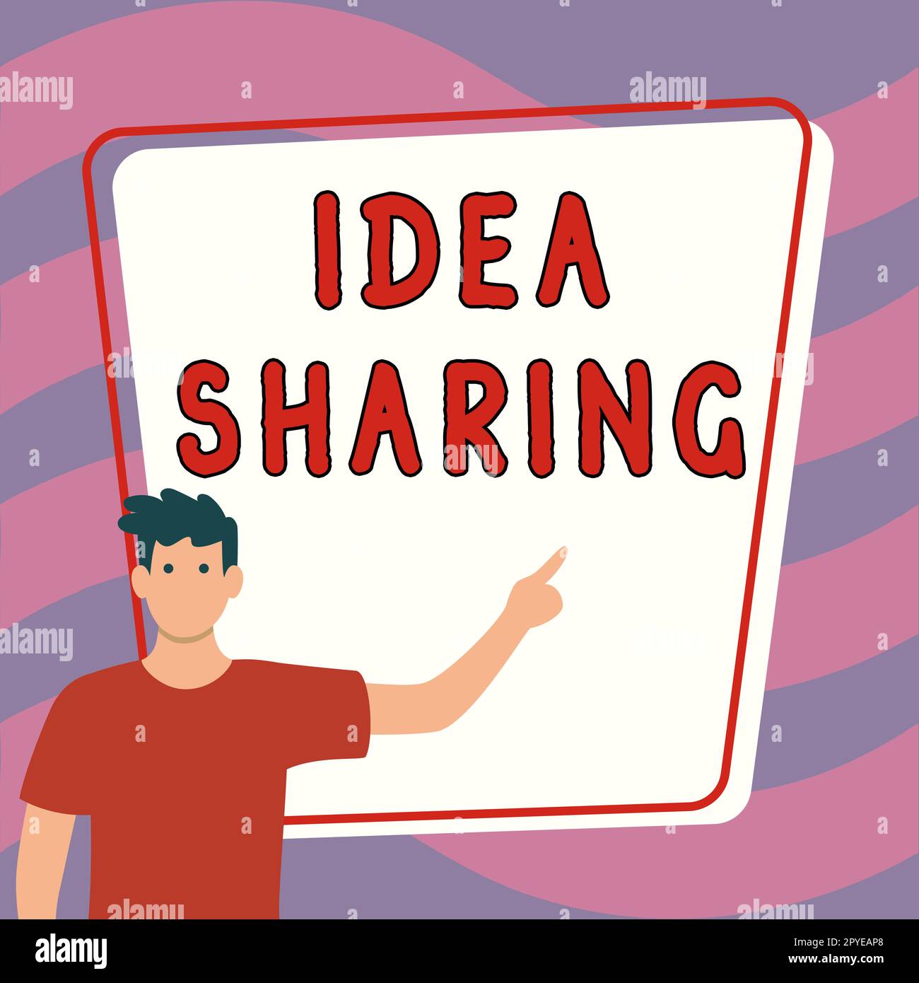 Text showing inspiration Idea Sharing. Business approach Startup launch ...