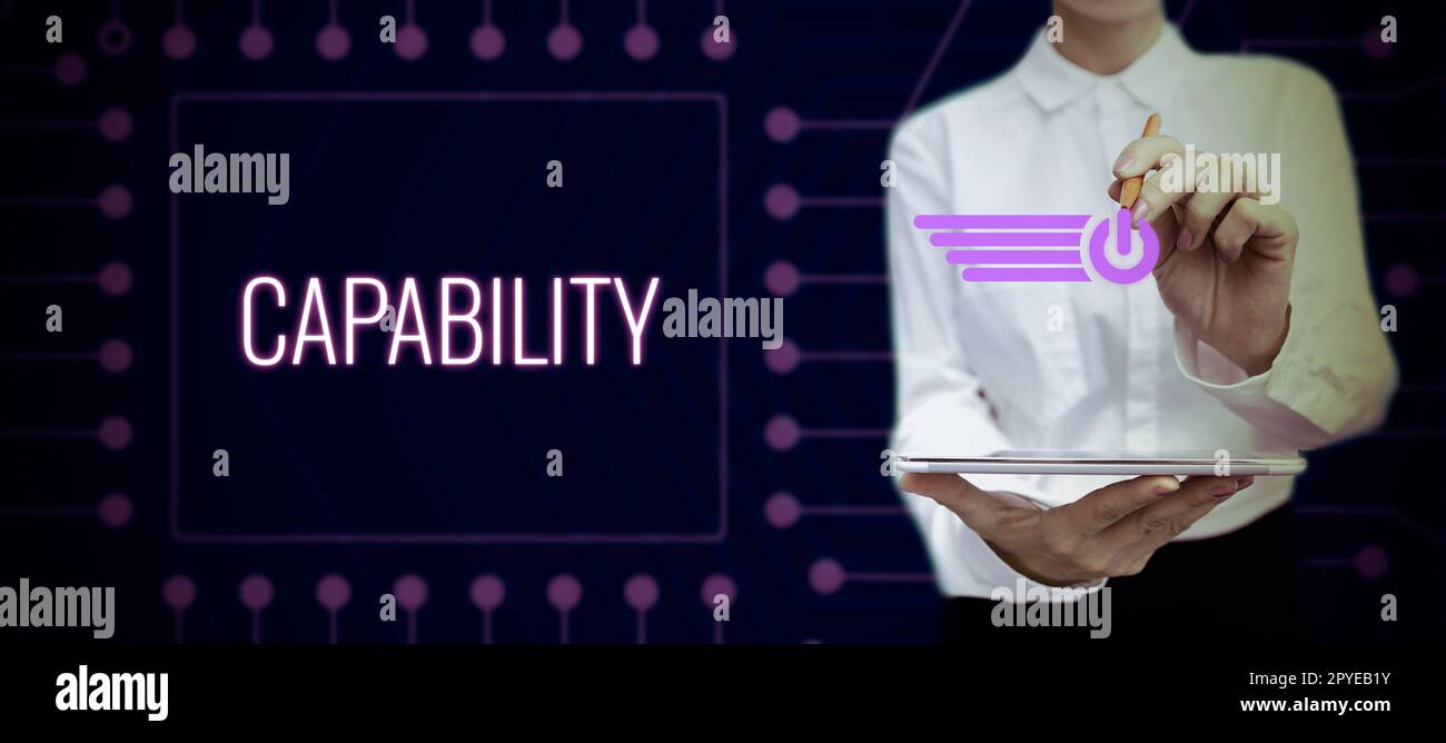 Inspiration showing sign Capability. Business overview the facility or ...