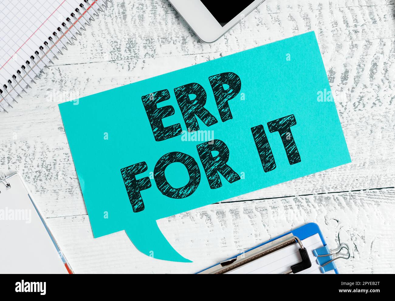 Handwriting text Erp For It. Business approach Enterprise resource ...