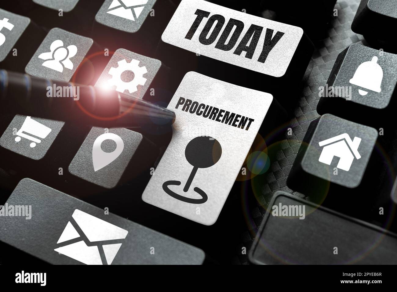 Text showing inspiration Procurement. Conceptual photo Procuring ...