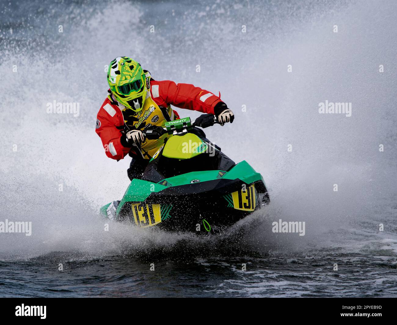 Jet Ski Racer in Round 1 of the JSRA UK Championship in April 2022 at ...
