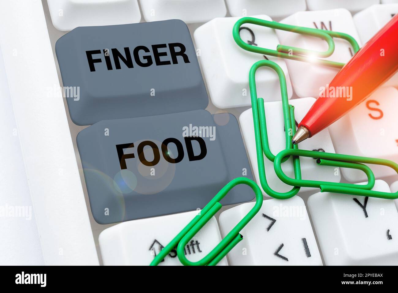 Writing displaying text Finger Food. Business approach products and ...