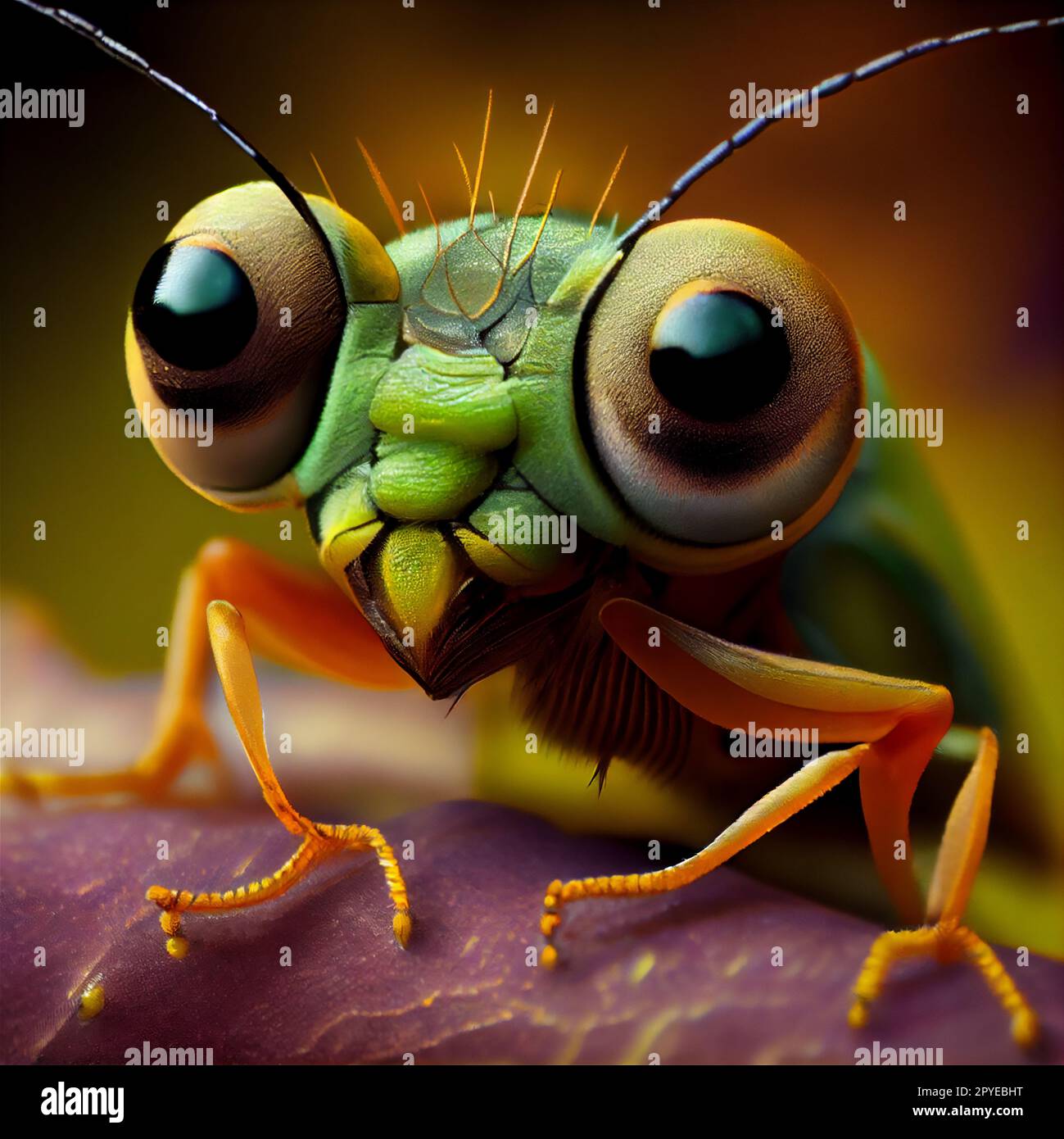 Insect head hi-res stock photography and images - Alamy