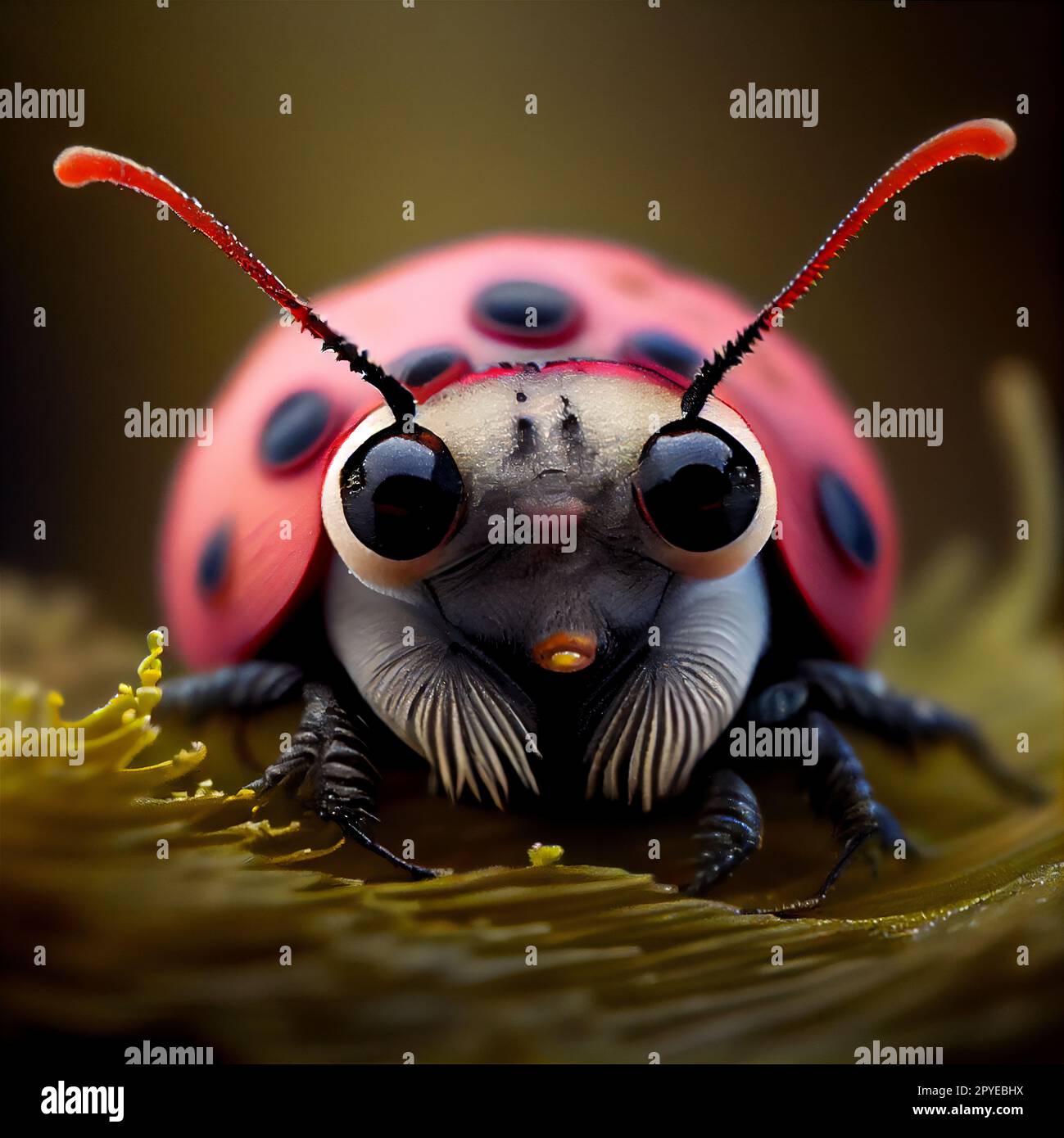 Cute little ladybug Stock Photo - Alamy