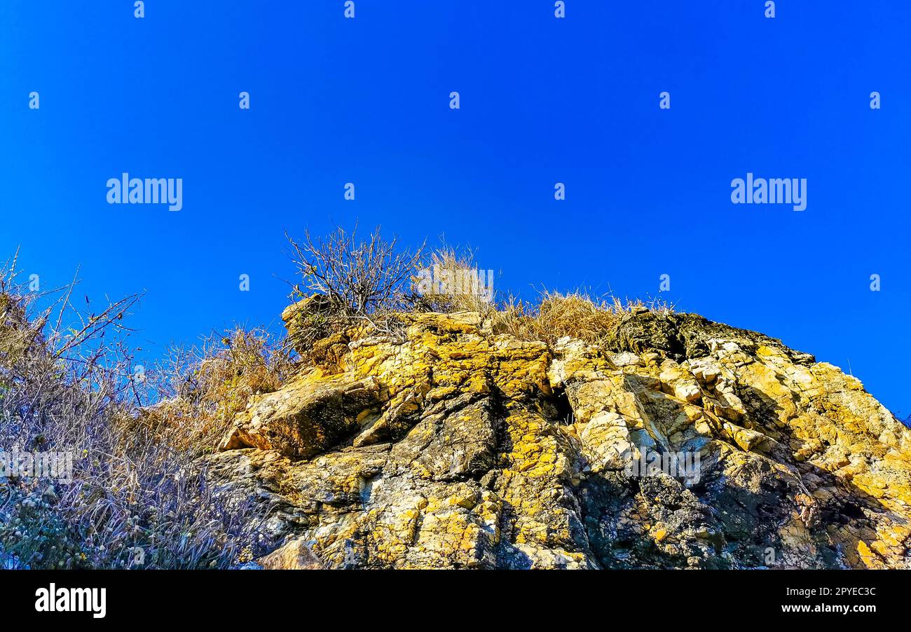 Mountain panorama cliffs rocks hilly tropical landscape Puerto ...