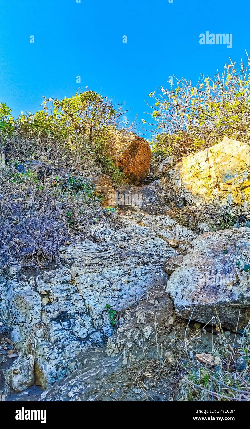 Mountain panorama cliffs rocks hilly tropical landscape Puerto ...