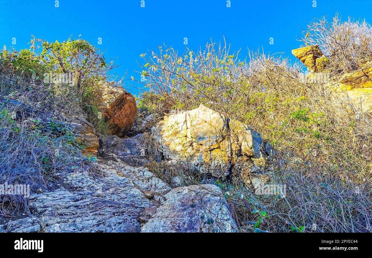 Mountain panorama cliffs rocks hilly tropical landscape Puerto ...