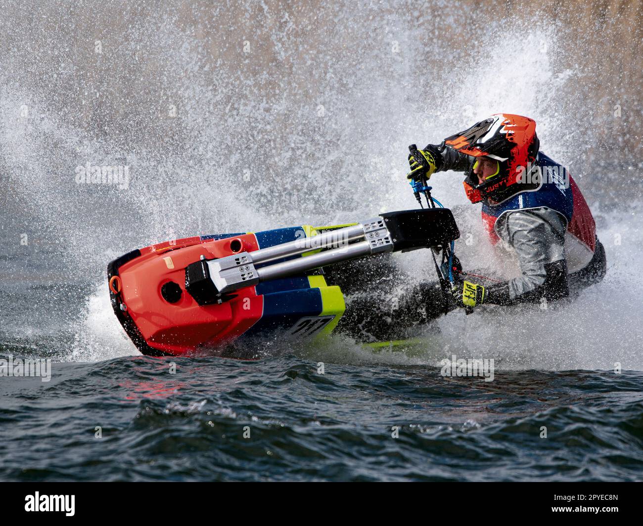 Jet Ski Racer in Round 1 of the JSRA UK Championship in April 2022 at ...