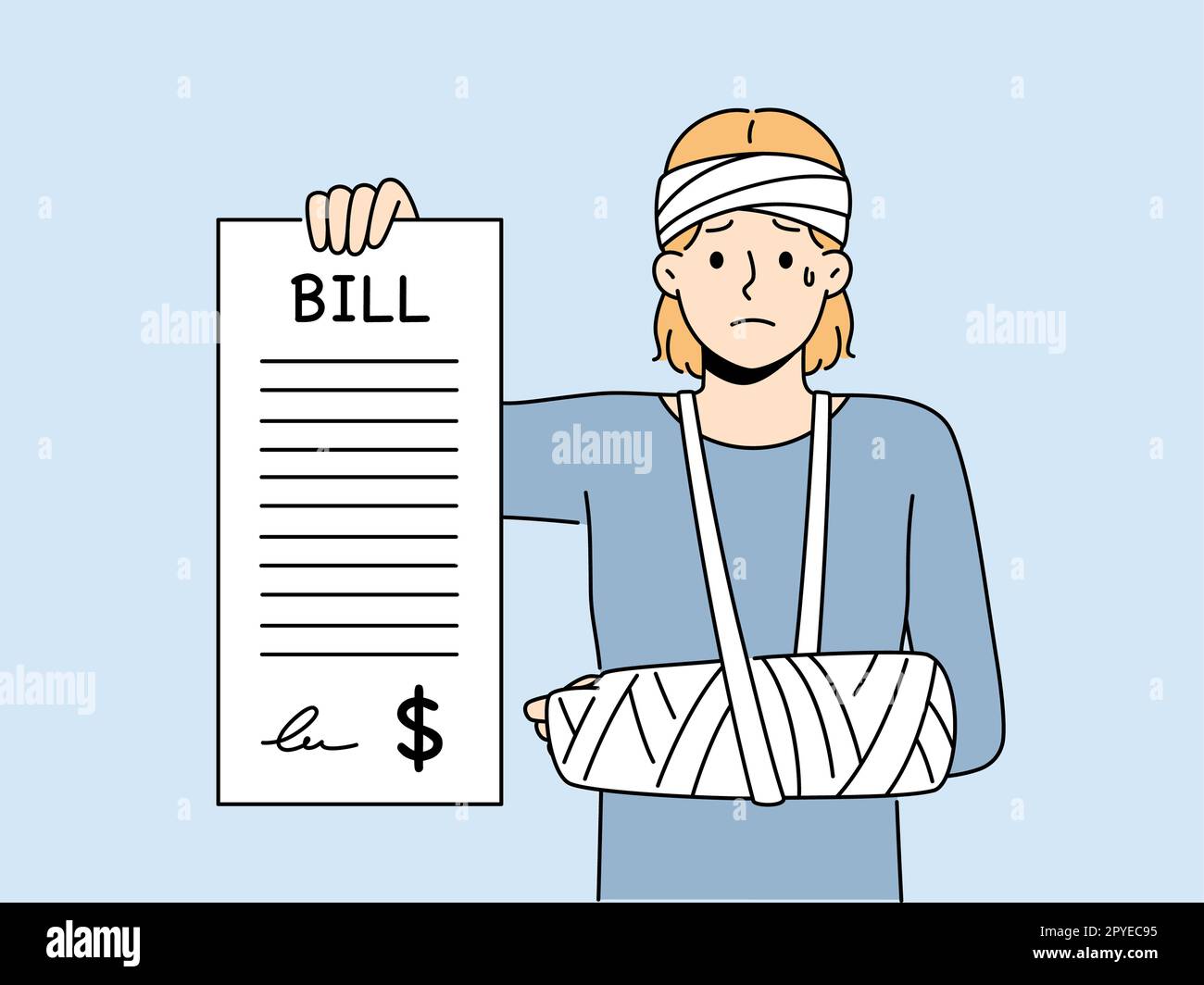 Woman in long arm cast hi-res stock photography and images - Alamy