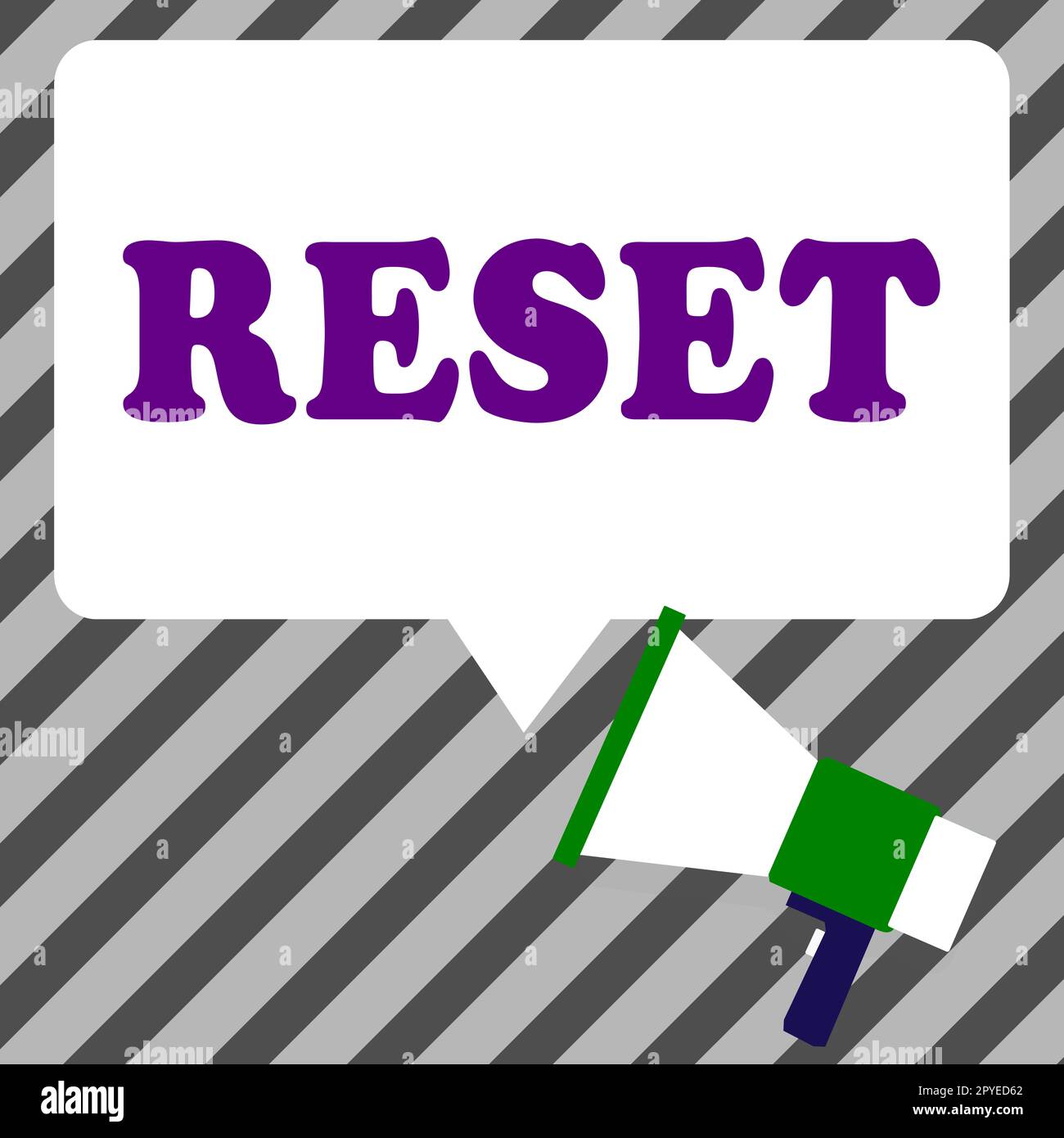 Text caption presenting Reset. Business overview cause device return to ...