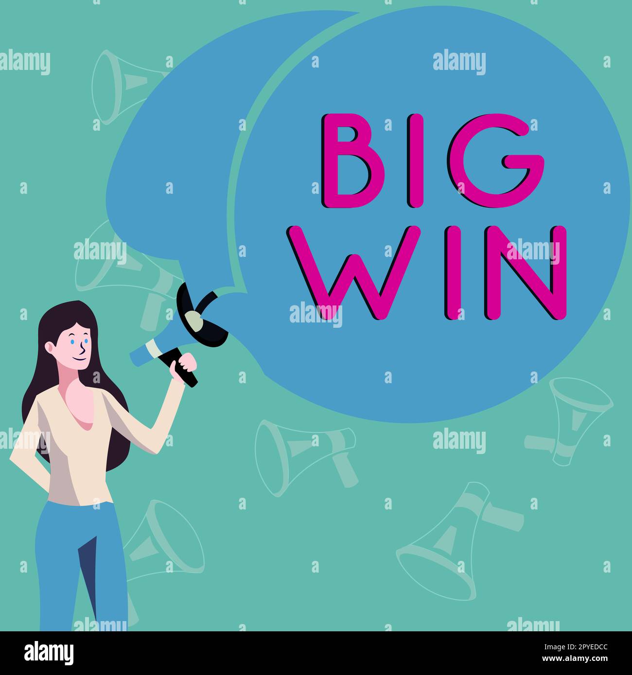 Inspiration showing sign Big Win. Internet Concept having won an ...