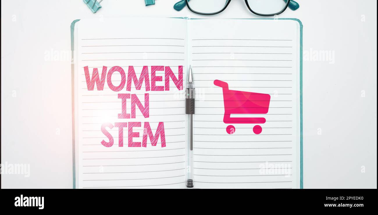 Writing displaying text Women In Stem. Word Written on Science ...