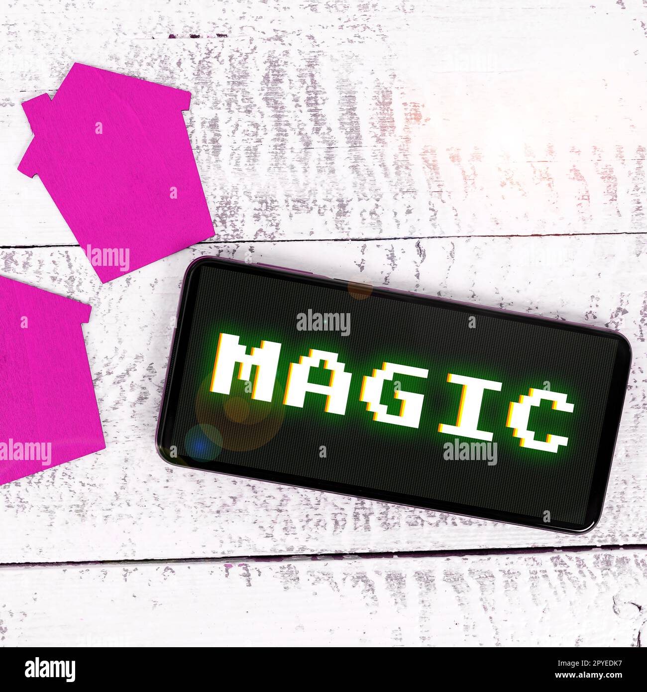 Writing displaying text Magic. Word Written on power of influencing ...