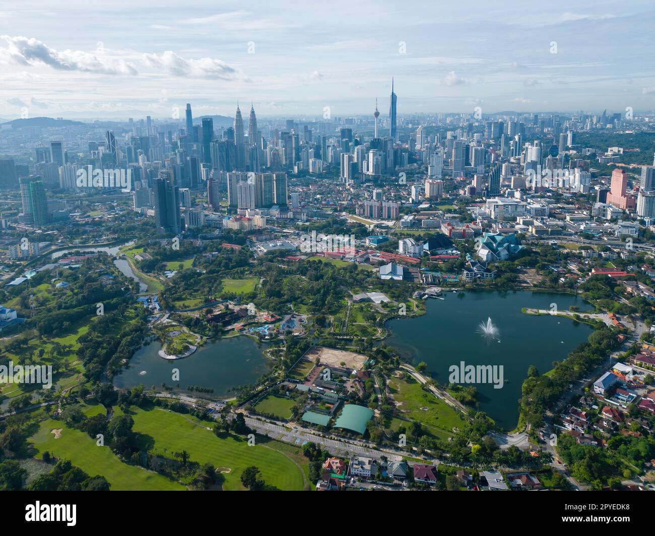 Taman Titiwangsa with background of KL city Stock Photo - Alamy