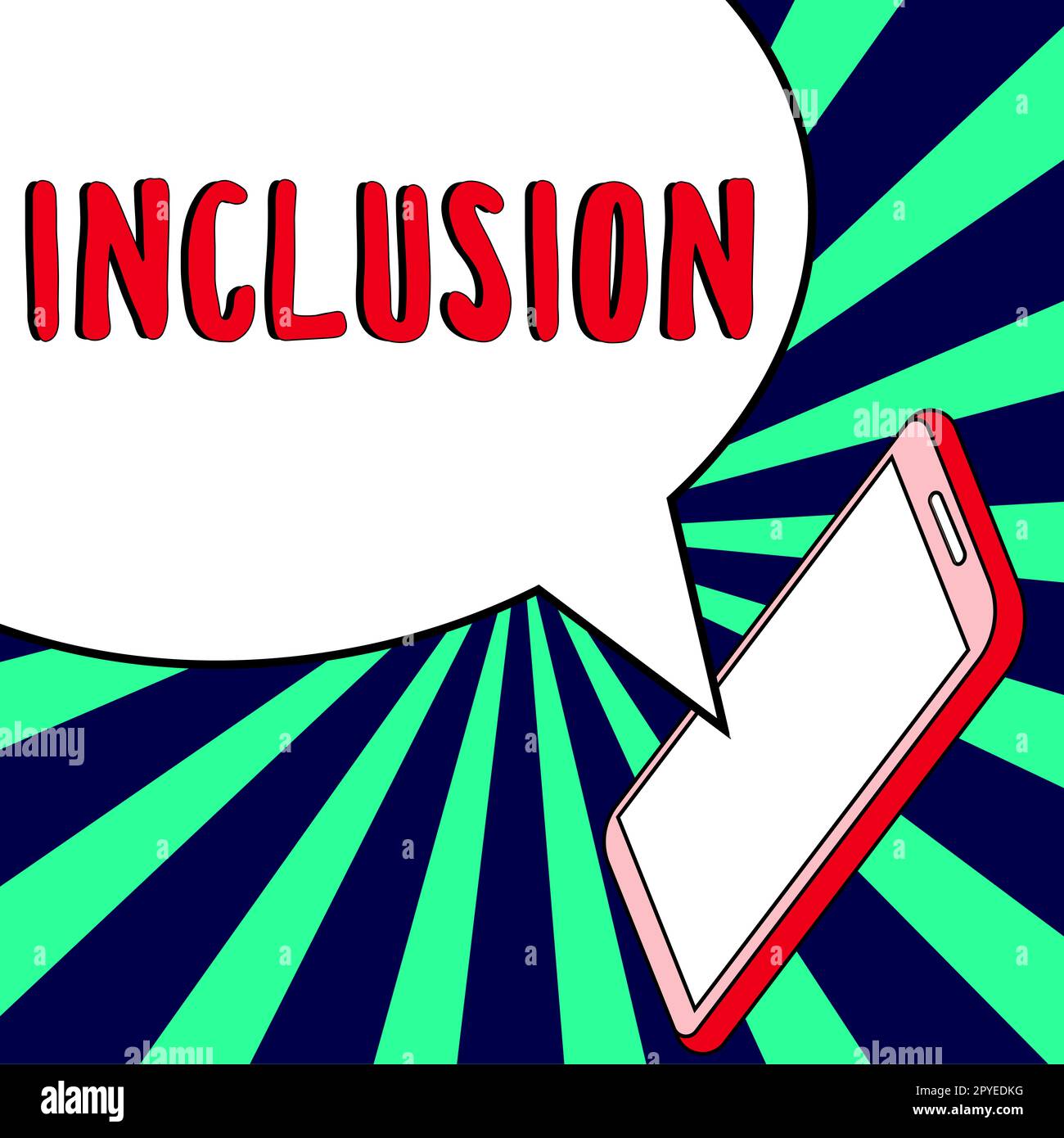 Hand writing sign Inclusion. Conceptual photo action state including of ...