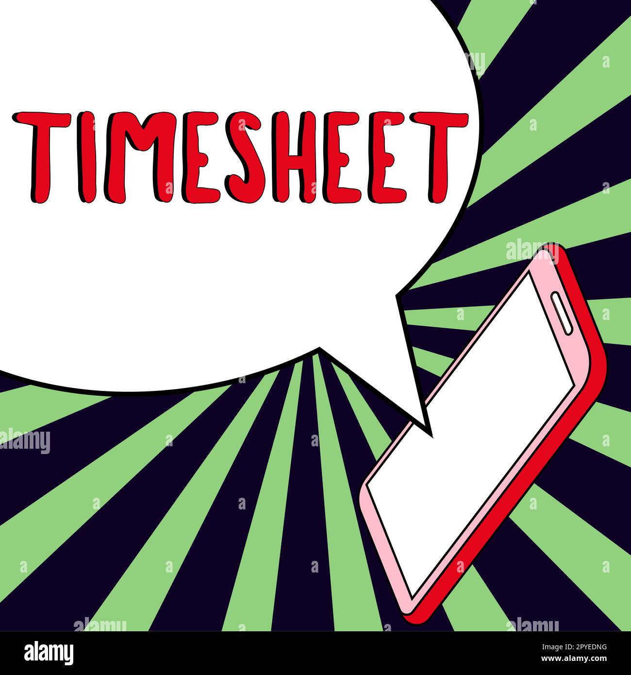 Writing displaying text Timesheet. Conceptual photo graphical ...