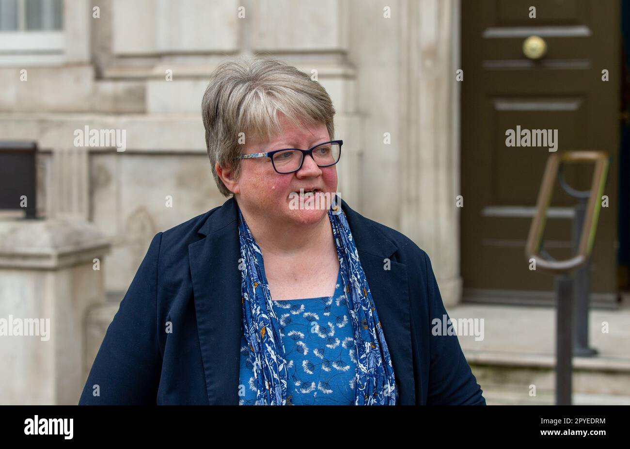London,uk,2nd may,2023 Thérèse Coffey, Environment secretary seen ...