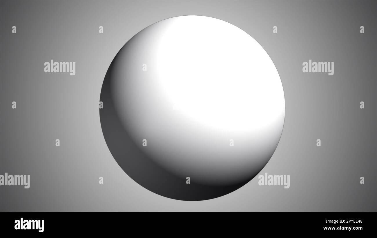 white sphere composition Stock Photo - Alamy