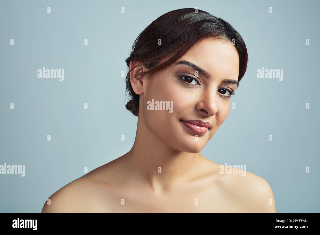Im naturally flawless. Studio portrait of a beautiful young woman with ...