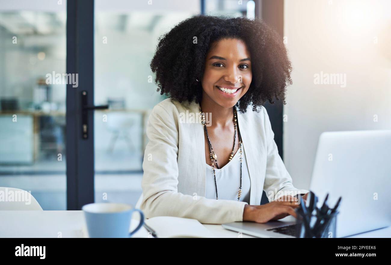 Great attitudes help bolster productivity in the workplace. Portrait of ...