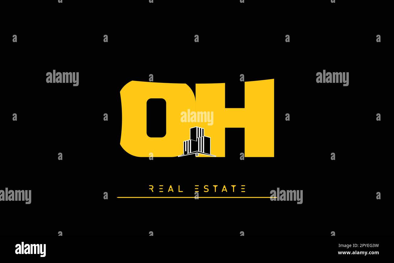 Oh real estate logo hi-res stock photography and images - Alamy