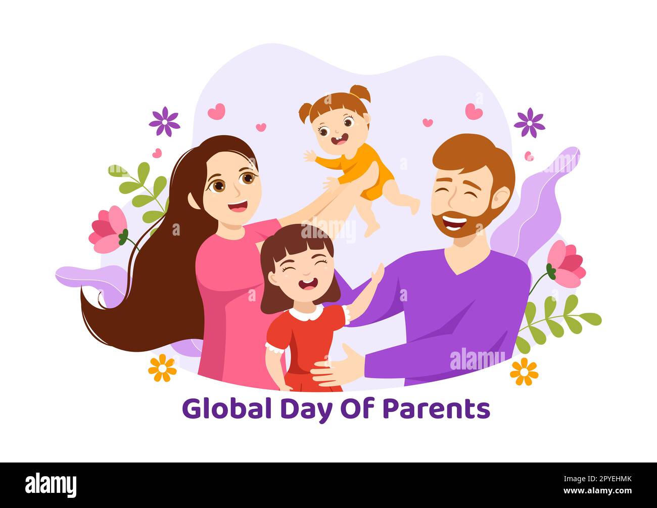 Global Day of Parents Illustration with Importance of Being a ...