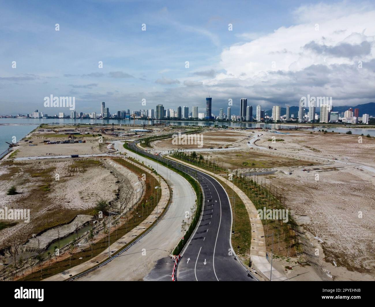 Aerial view Andaman Island in development Stock Photo - Alamy