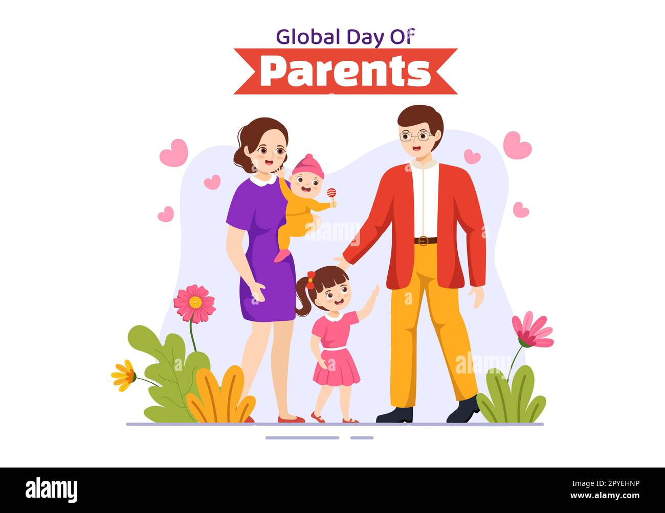 Global Day of Parents Illustration with Importance of Being a ...