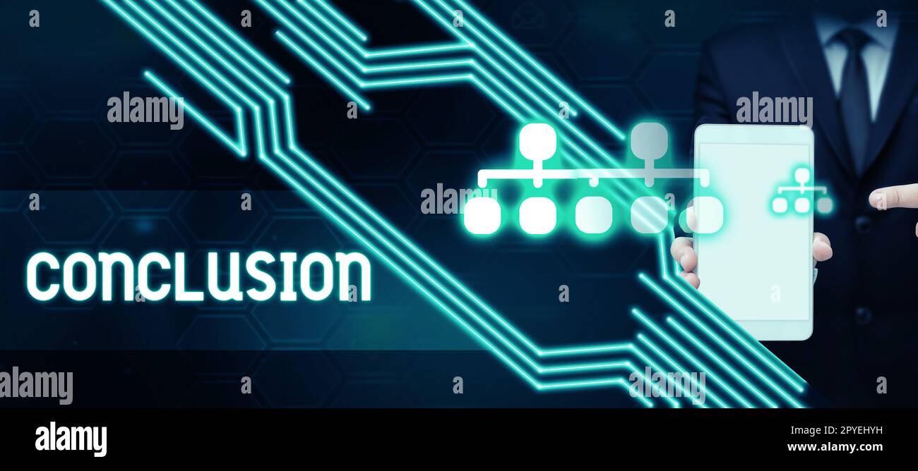 Conclusion word hi-res stock photography and images - Alamy