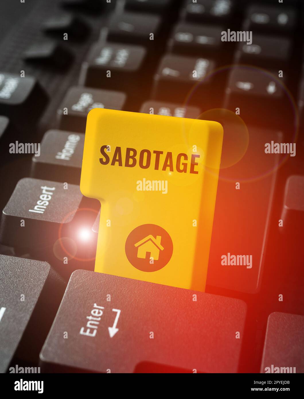 Conceptual display Sabotage. Word for destruction of an employer's ...