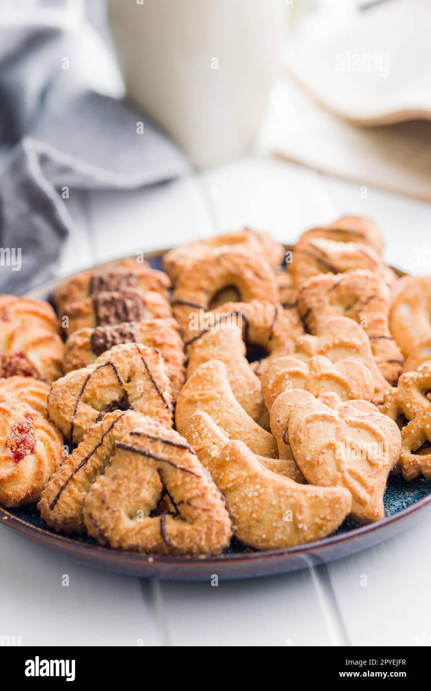 Various tasty cookies biscuits on hi-res stock photography and images ...