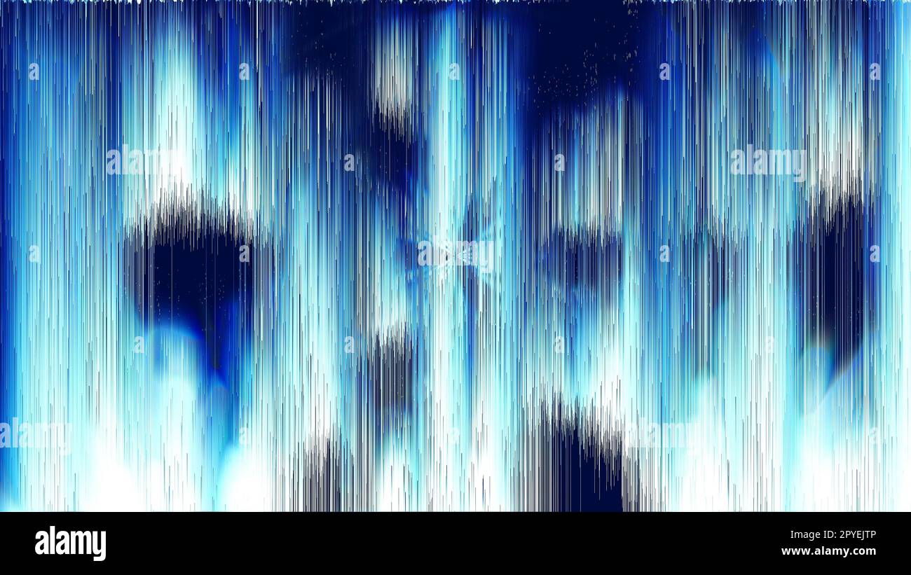 Pixel sort vertical of blue background. 2D layout illustration Stock ...