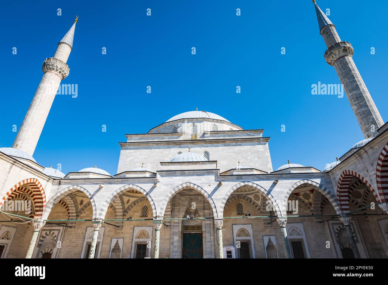 Edirne, Turkey - Sultan Bayezid Health Museum architecture. A famous ...