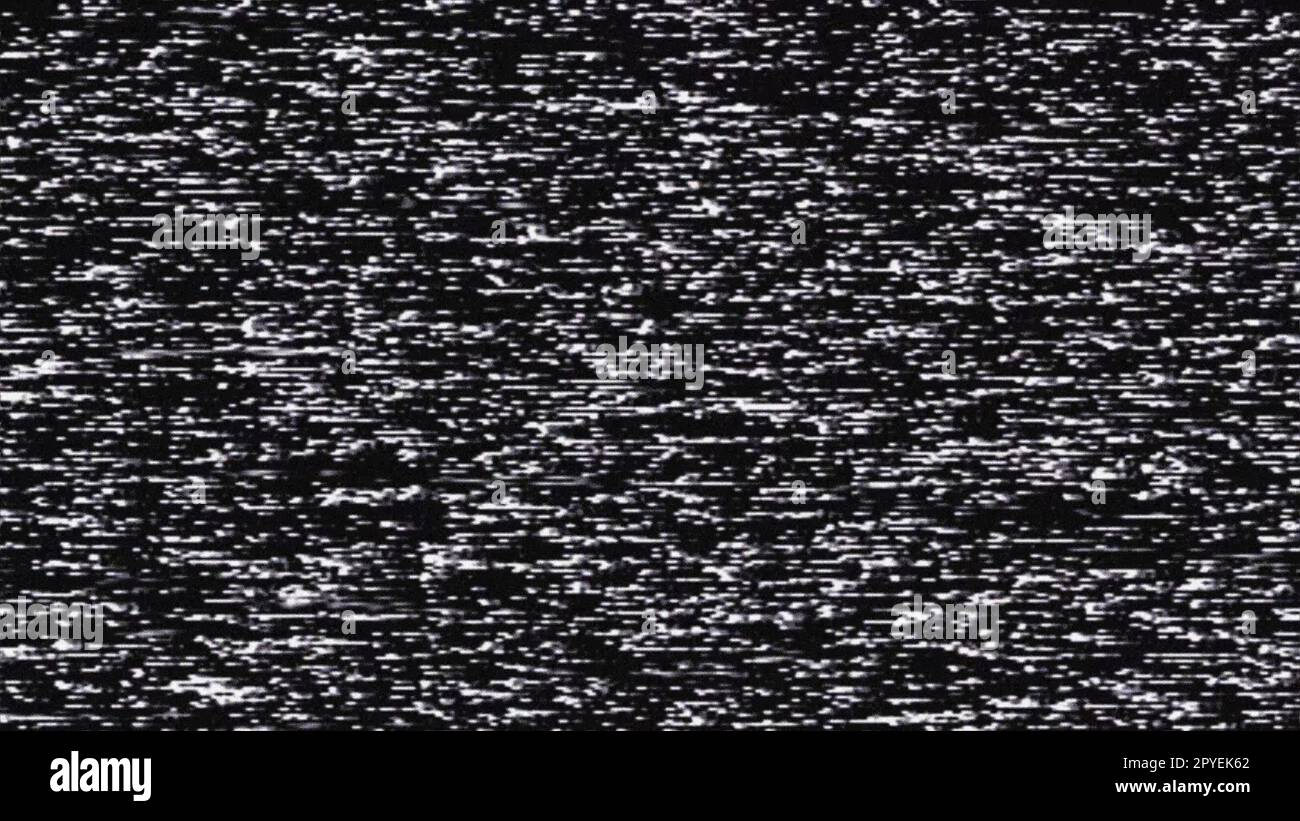 Grey pixel sort grunge tv damage background Stock Photo - Alamy