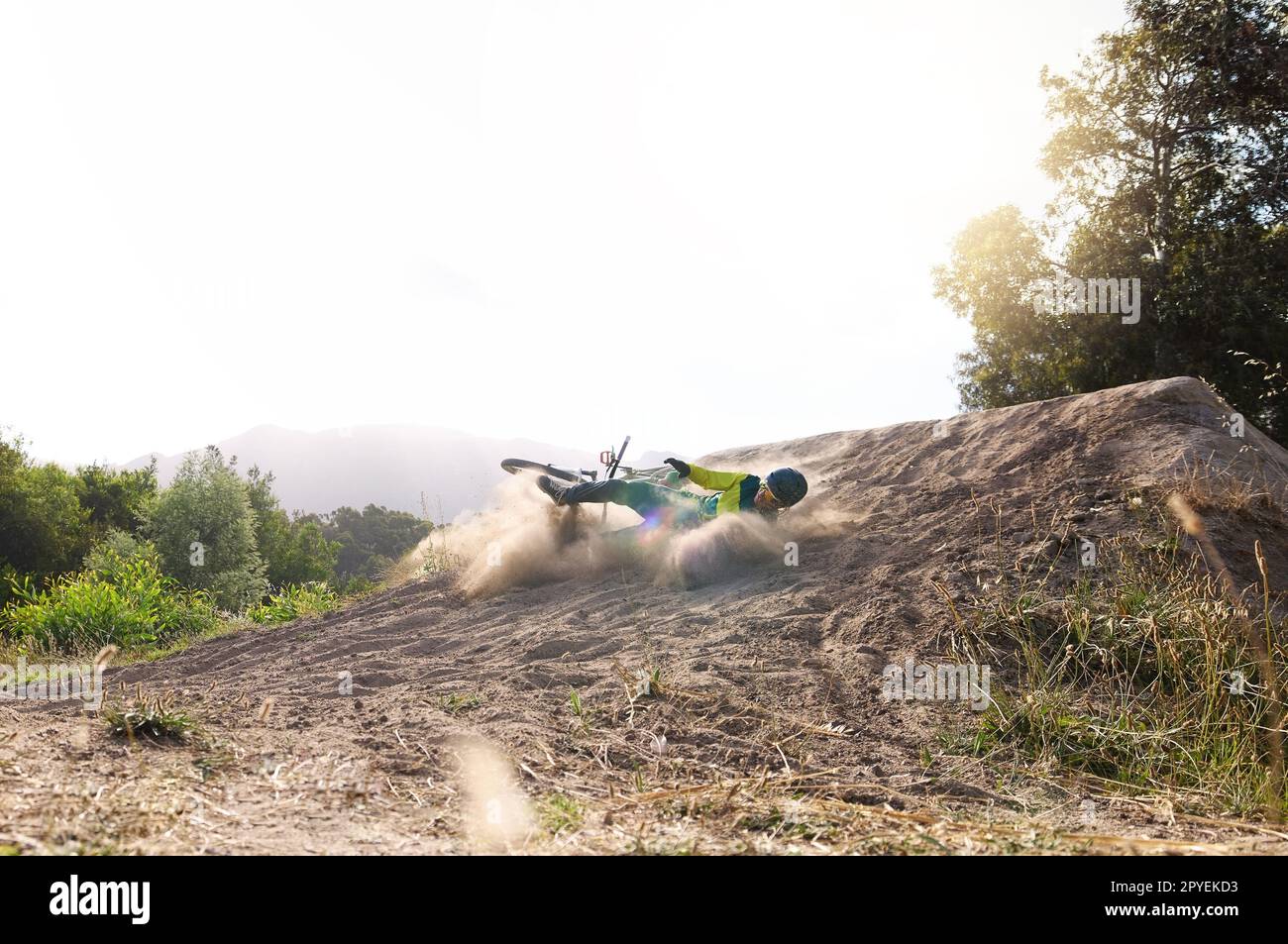 Biking accident hi-res stock photography and images - Alamy