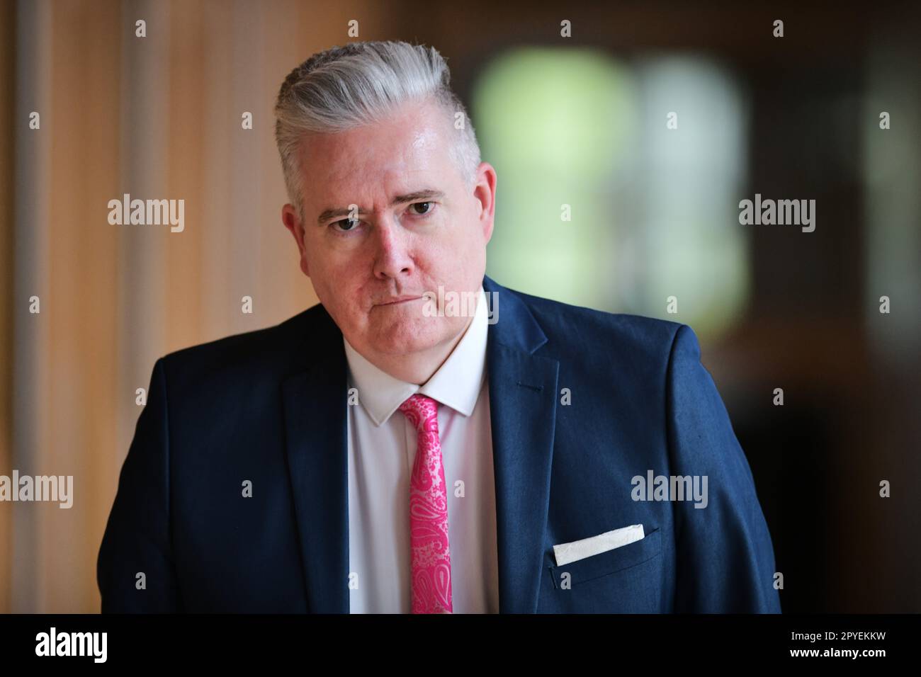 Edinburgh Scotland, UK 03 May 2023. George Adam at the Scottish ...