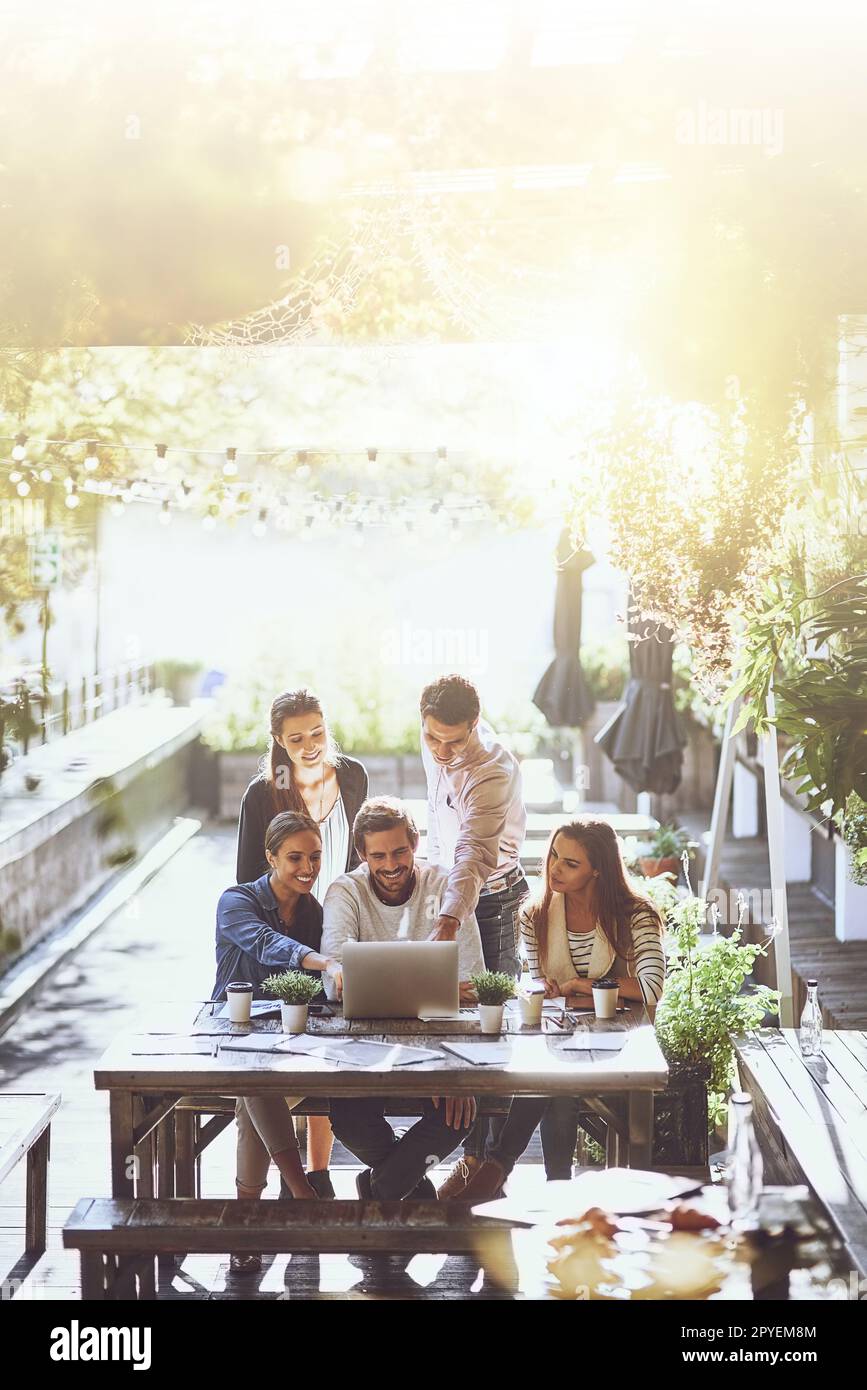 Technology brings people together hi-res stock photography and images ...