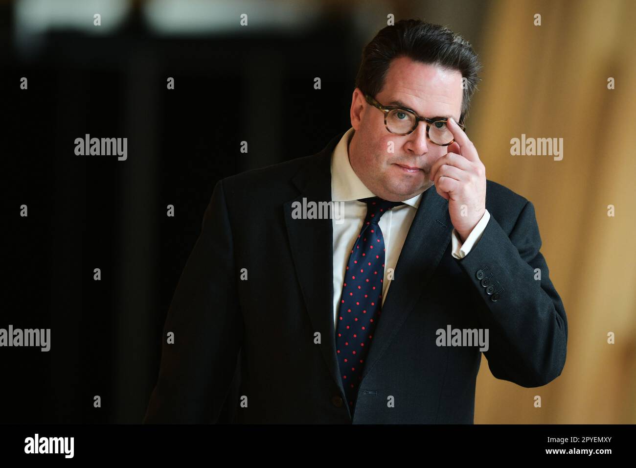 Edinburgh Scotland, UK 03 May 2023 Craig Hoy the Scottish Parliament ...