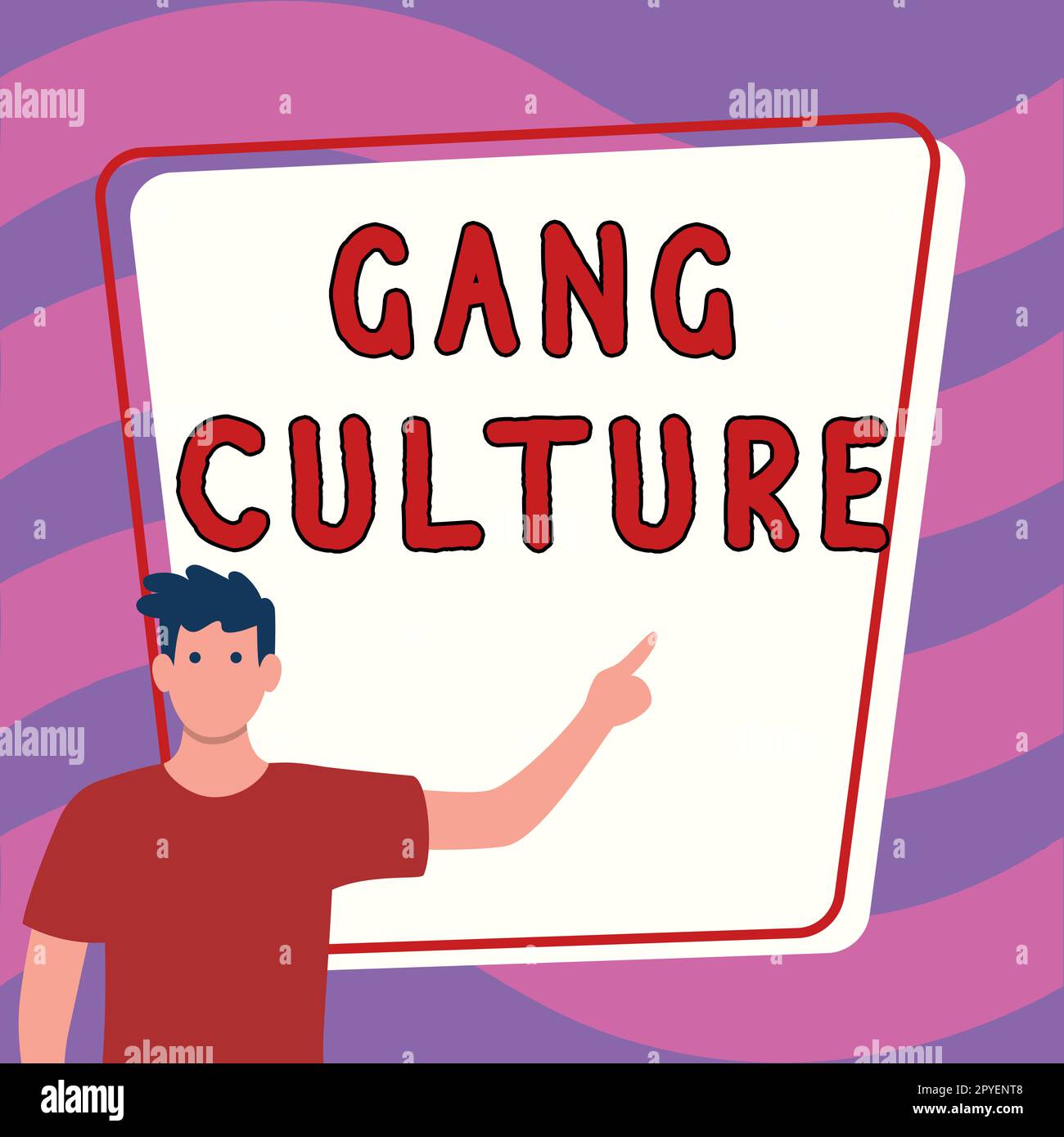 Writing displaying text Gang Culture. Conceptual photo particular ...