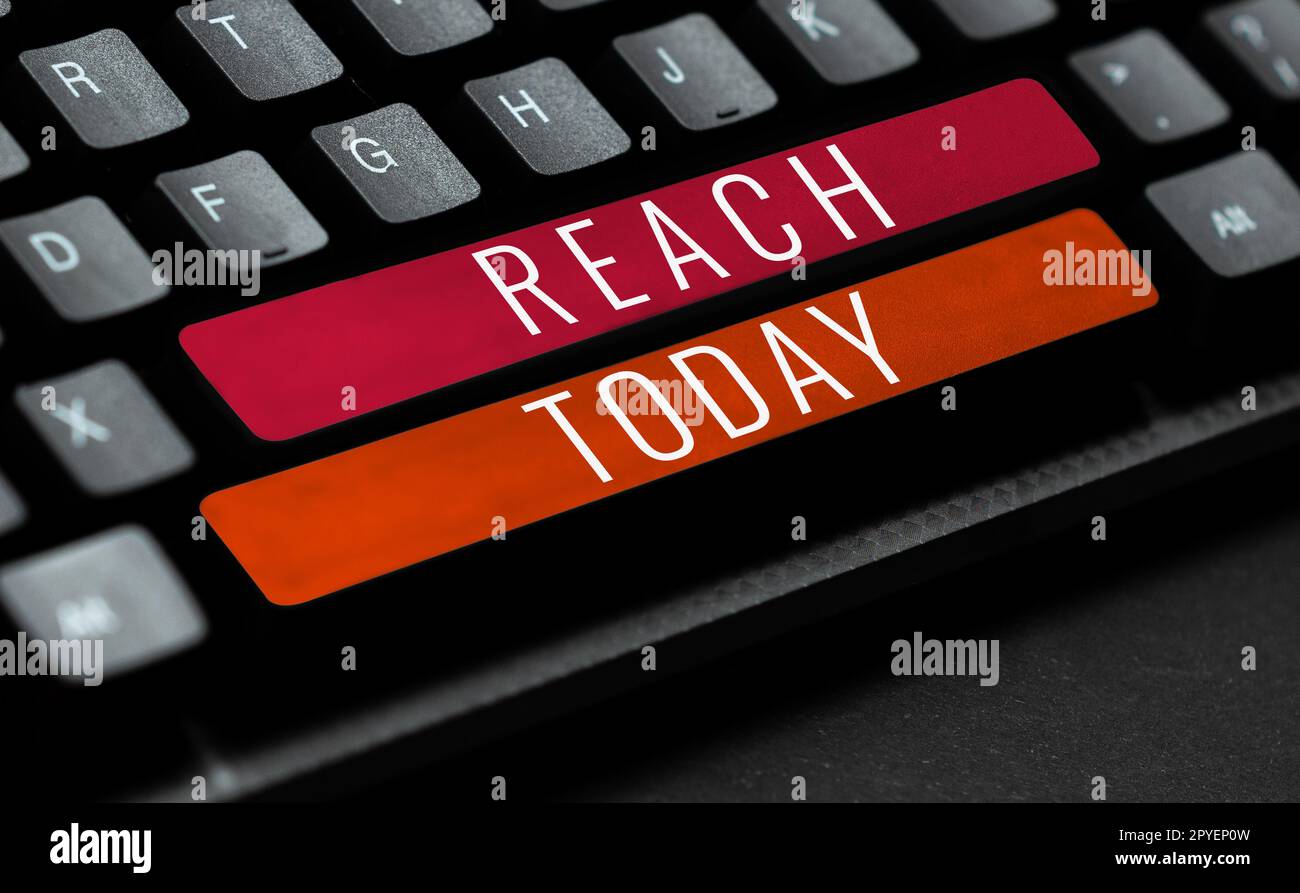 Conceptual caption Reach. Business idea the distance within which ...