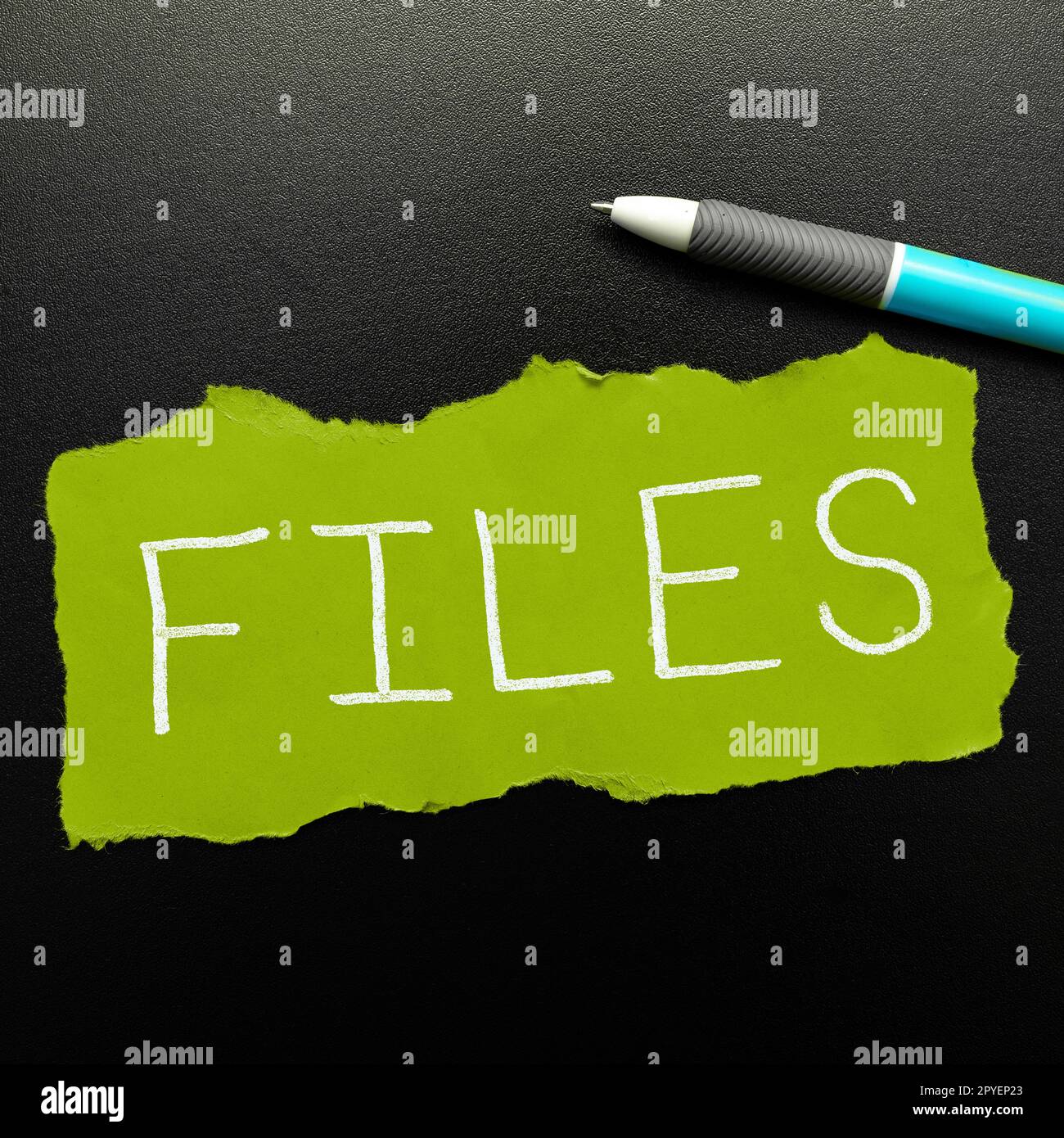 Conceptual display Files. Business concept Folder box for holding loose ...