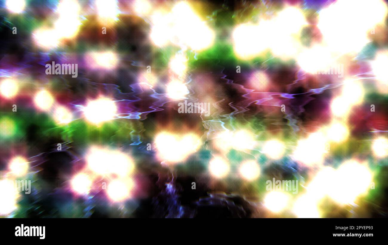 Glow particle in dot animation background Stock Photo - Alamy