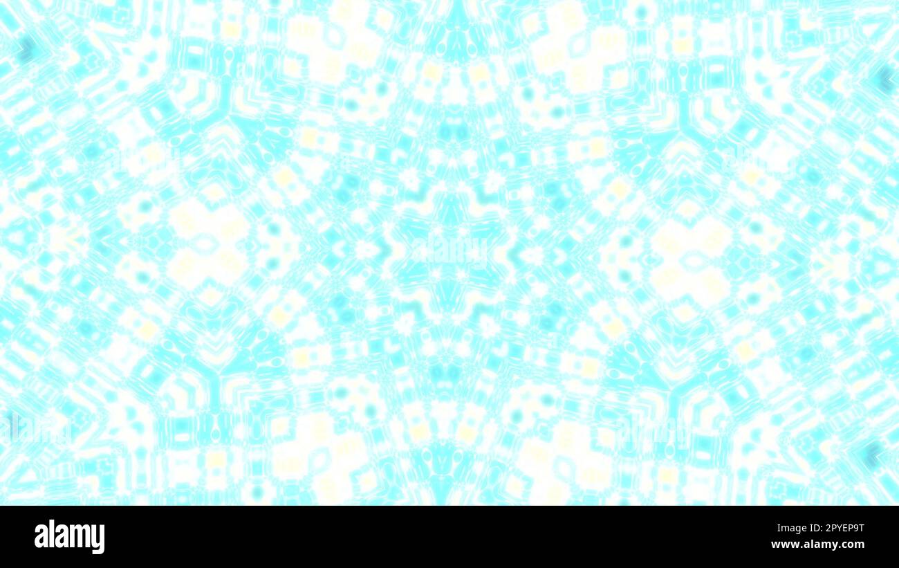 Shining blue symmetry kaleidoscope pattern Stock Photo - Alamy