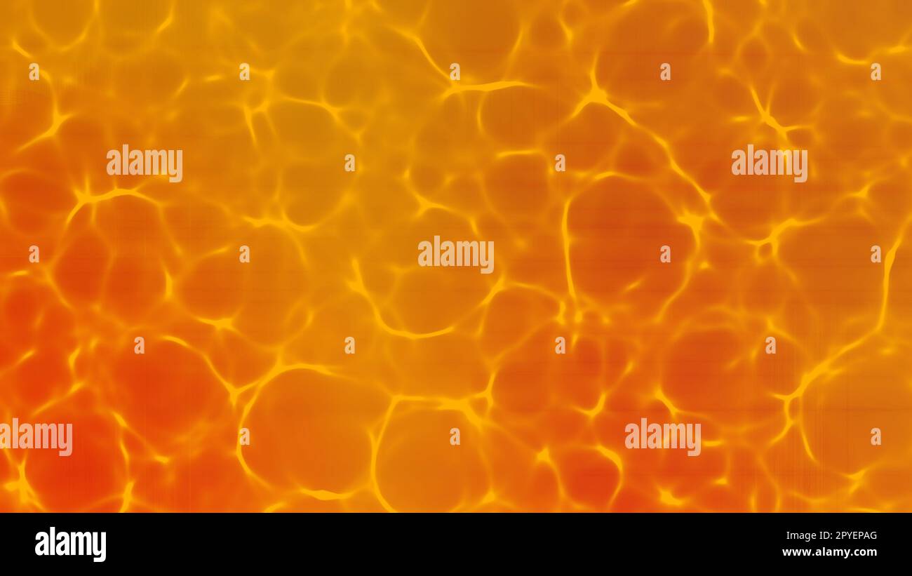 Orange color caustic background Stock Photo - Alamy