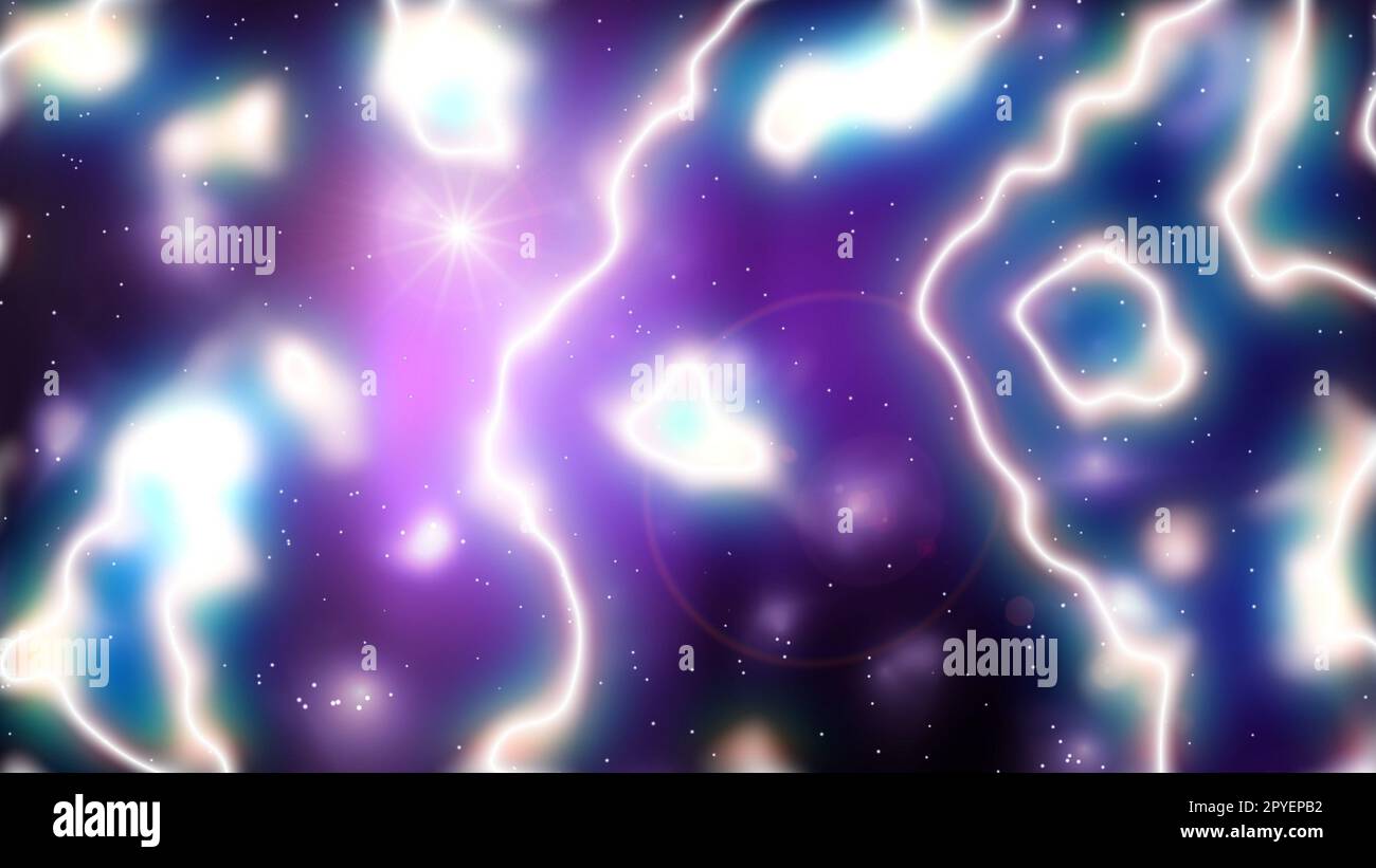 Purple glow plasma and star background Stock Photo - Alamy