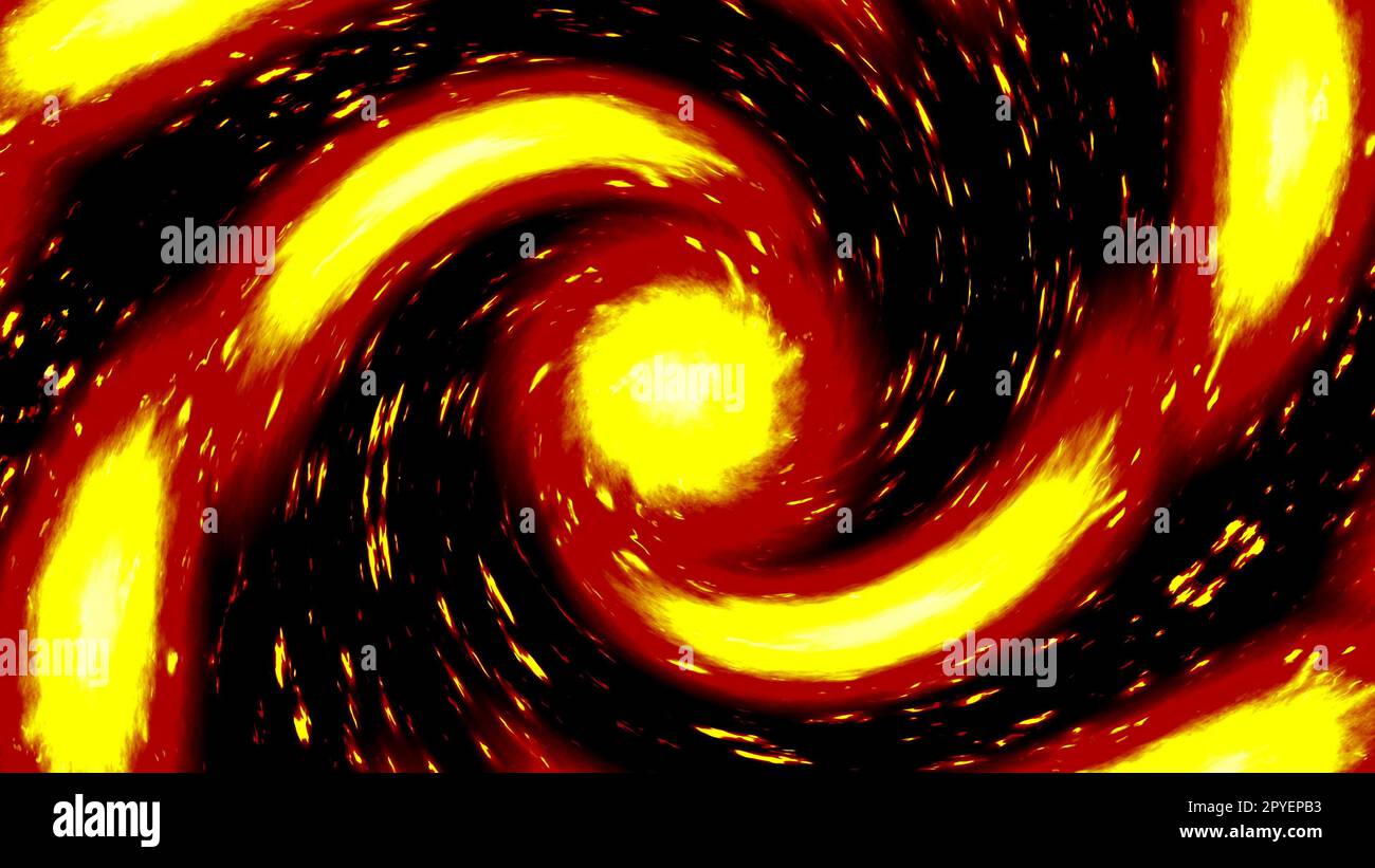 Posterized color sun glow spin background Stock Photo - Alamy