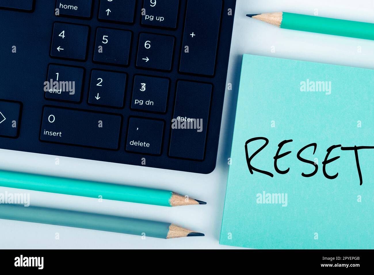 Text caption presenting Reset. Business overview cause device return to ...