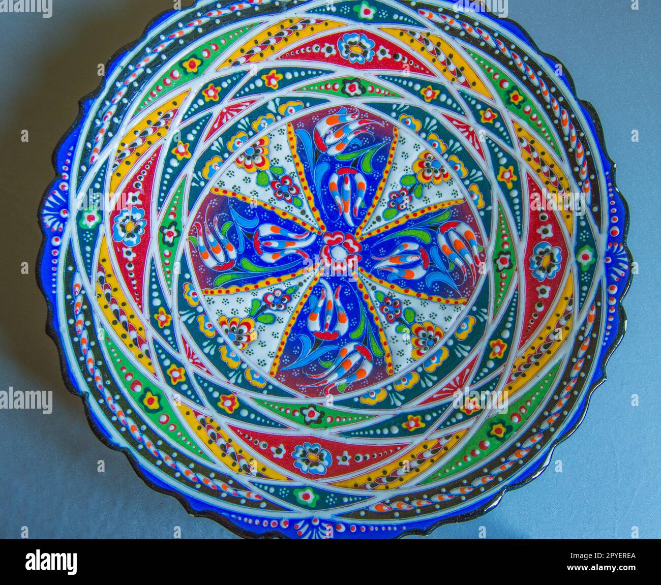 Ceramic plate with arabic pattern hi-res stock photography and images ...